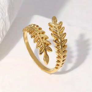 Jewelry | New Wheat Shape Golden Adjustable Ring | Poshmark